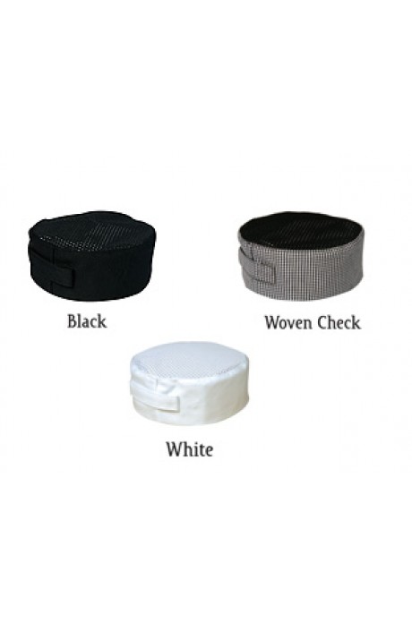 Pill Box Cap With Mesh Top - 1635 - Hats - Chef Wear