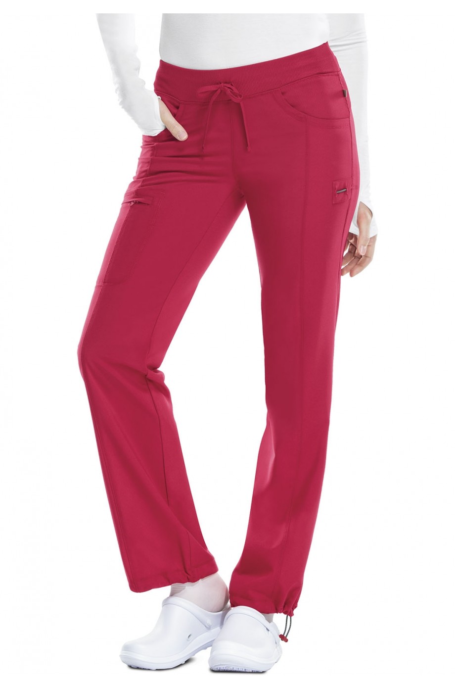 Low-Rise Straight Leg Drawstring Pant-1123A - Infinity - Cherokee - Women's