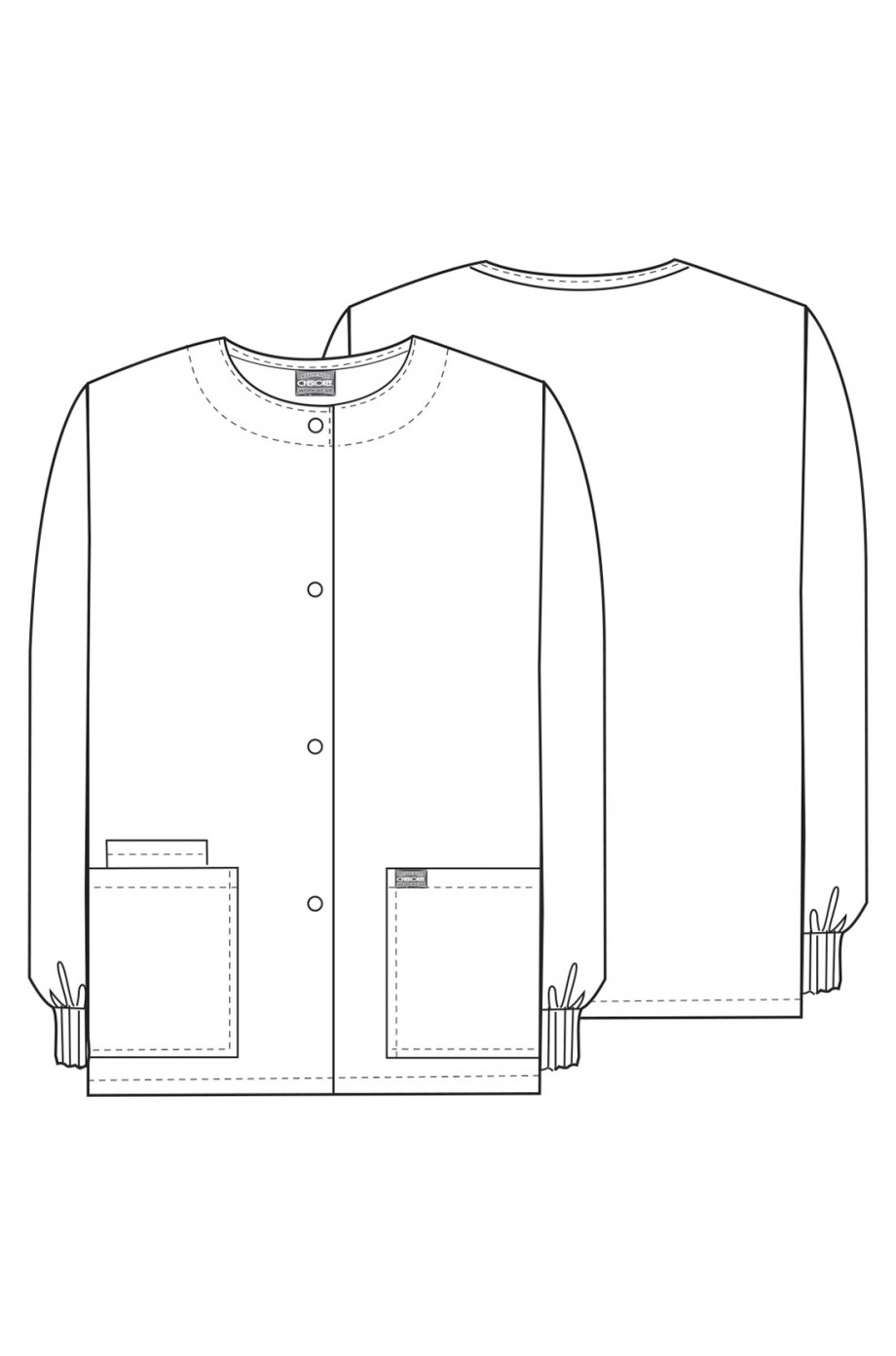 WW Originals Snap Front Warm-Up Jacket - 4350