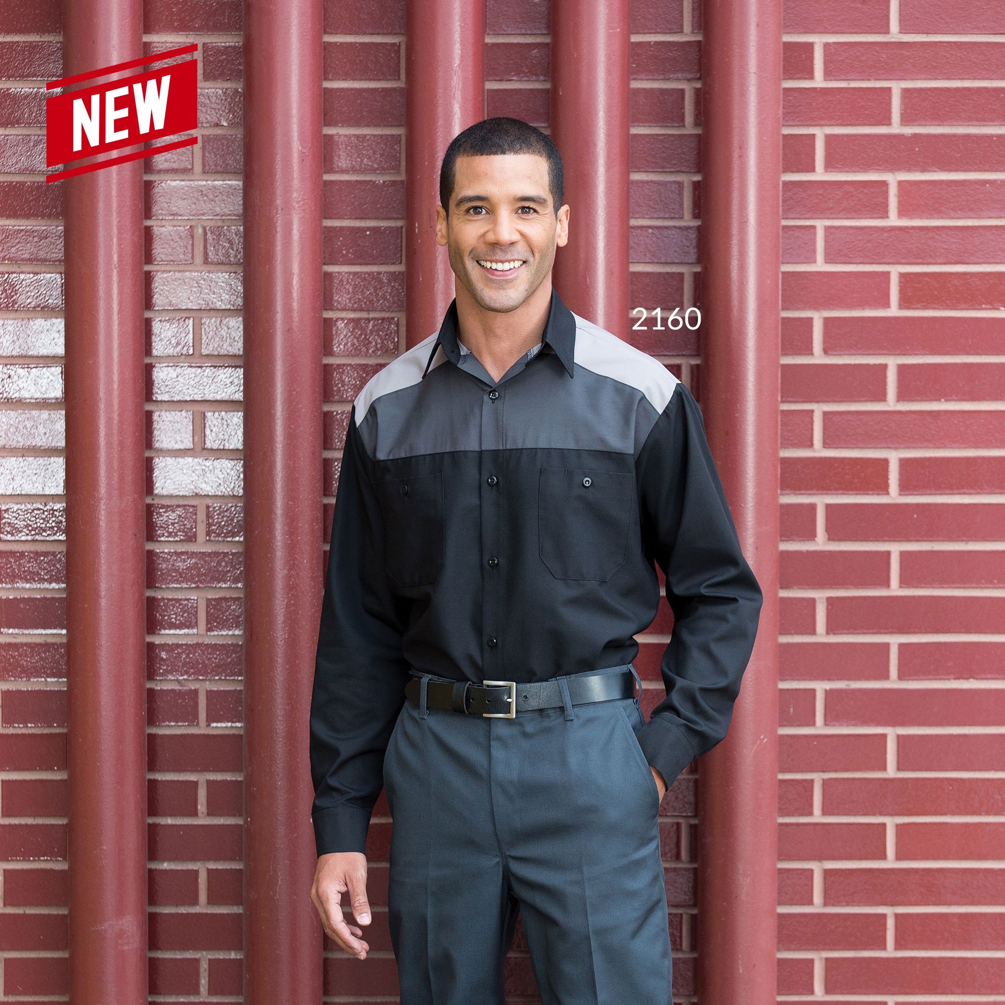 Three-Toned Mechanic Shirt - 2160